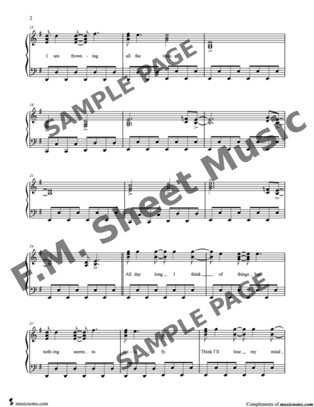 Paranoid (Intermediate Piano) By Black Sabbath, Ozzy Osbourne, Weezer - F.M. Sheet Music - Pop ...
